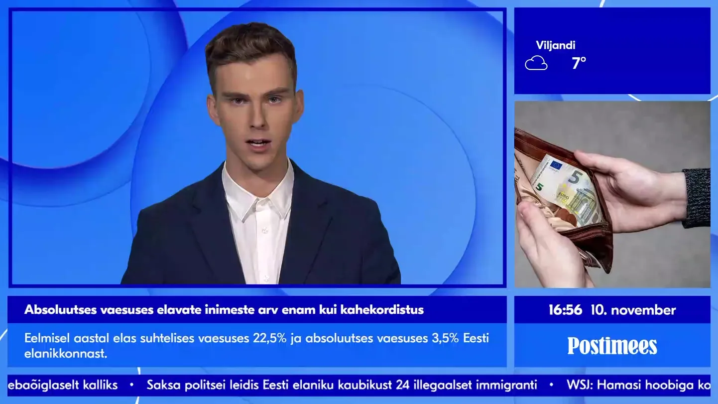 POSTIMEHE TELEUUDISED Absoluutses vaesuses elavate inimeste arv enam ...