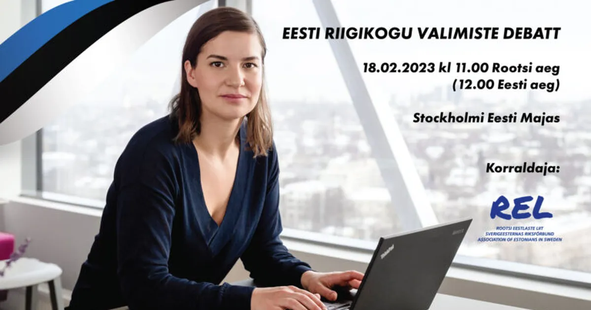 Riigikogu valimiste debatt Stockholmi Eesti Majas