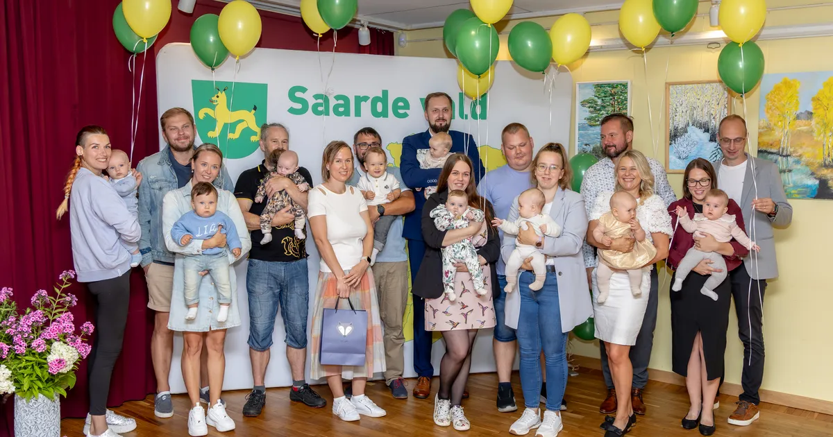 GALERII Vihm surus Saarde valla beebid klubisse