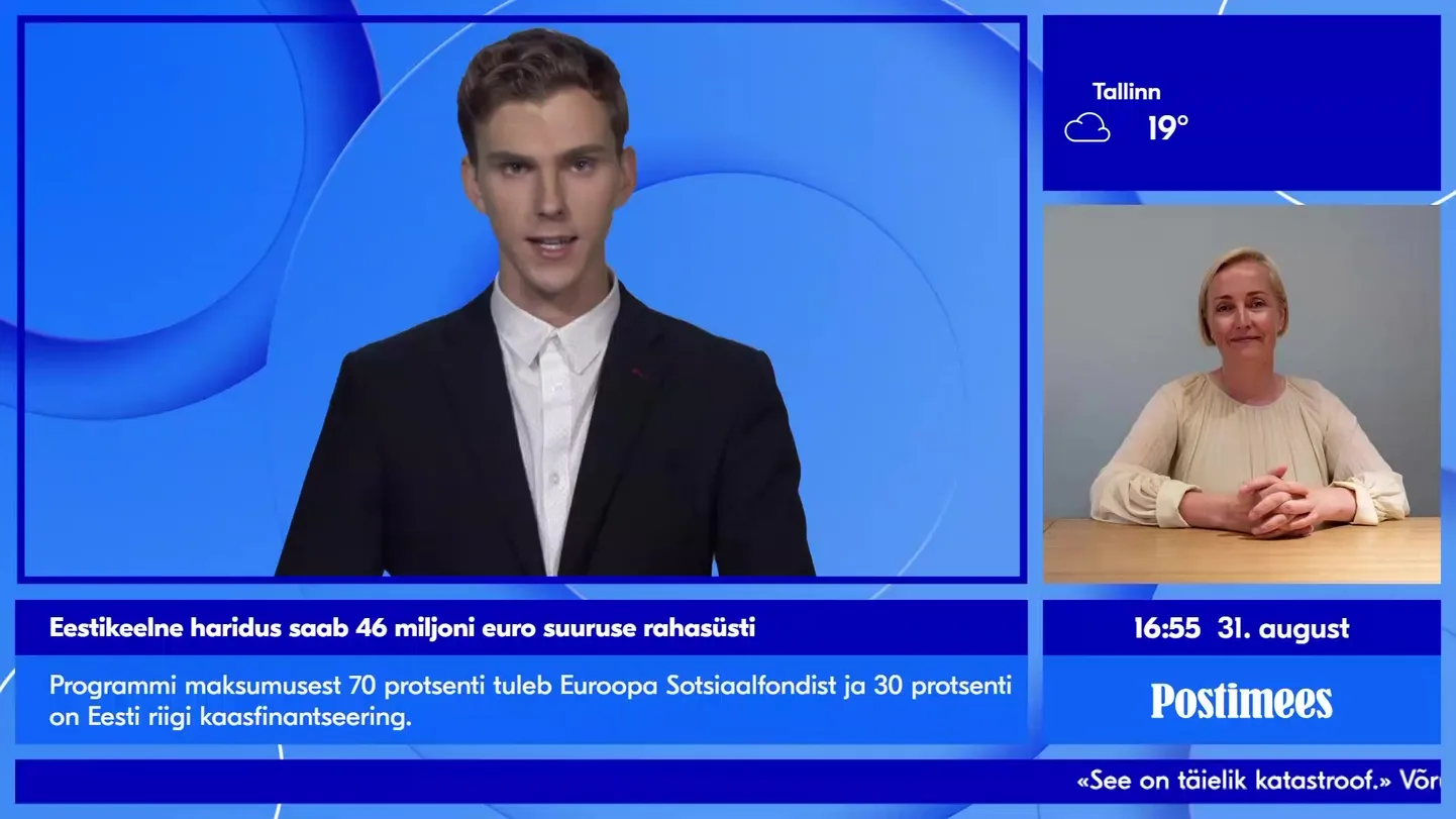 POSTIMEHE TELEUUDISED Eestikeelne haridus saab 46 miljoni euro suuruse ...