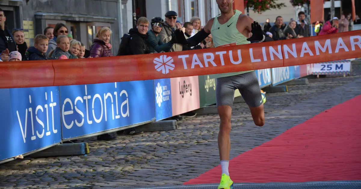 GALERII Võrust pärit mees purustas oma esimesel maratonil võistluste ...