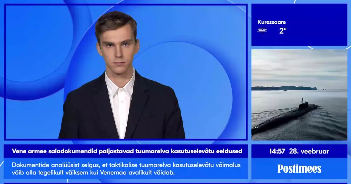 POSTIMEHE TELEUUDISED Vene armee saladokumendid paljastavad tuumarelva ...