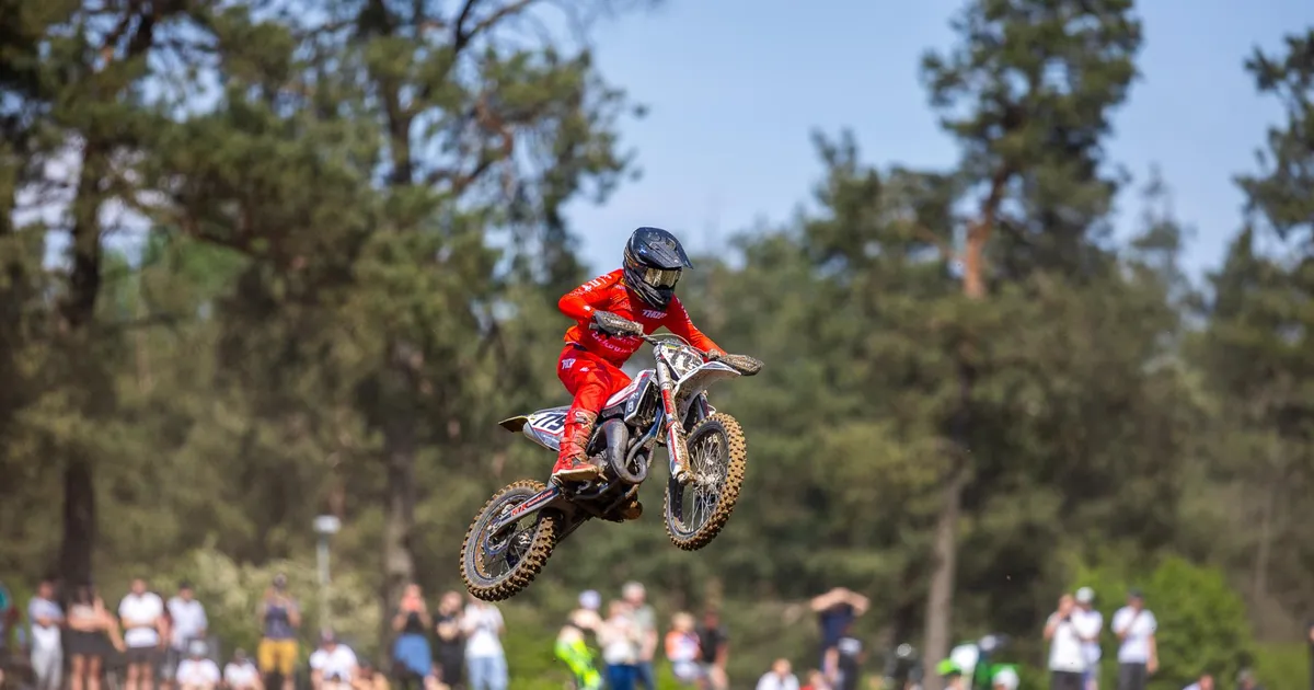 Viljandi motokrossisõitja Marten Raud oli pjedestaalile lähedal