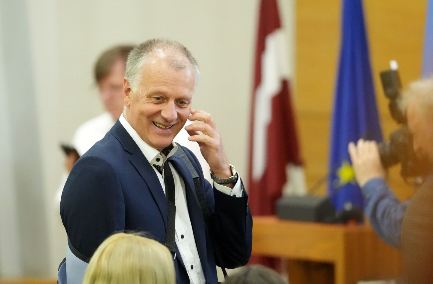 Pulks skaidro, kāpēc Rīgas domes sēdes laikā skatījās Porziņģa meistarstiķi