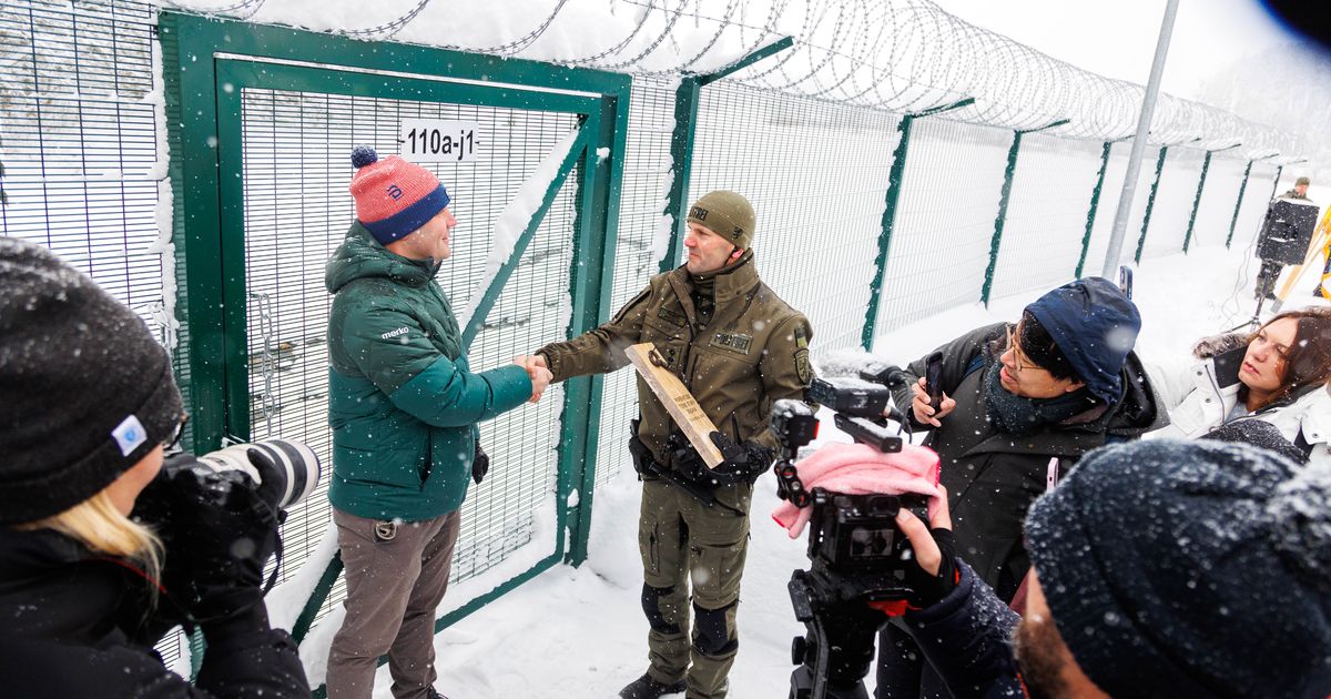 PHOTOS Construction work on Section 2 of Estonian-Russian border completed