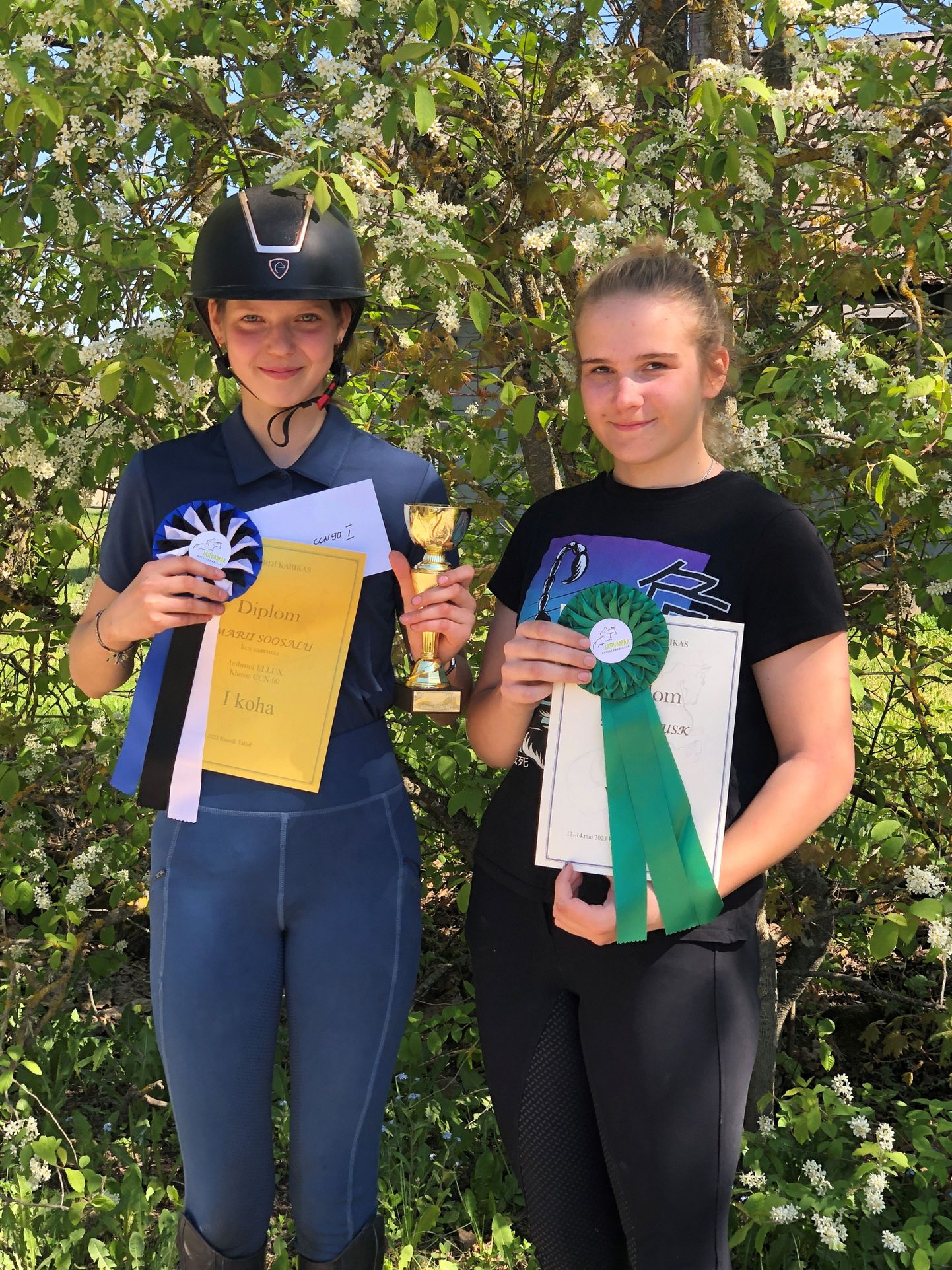 Noored ratsanikud panid end kolmevõistluses proovile