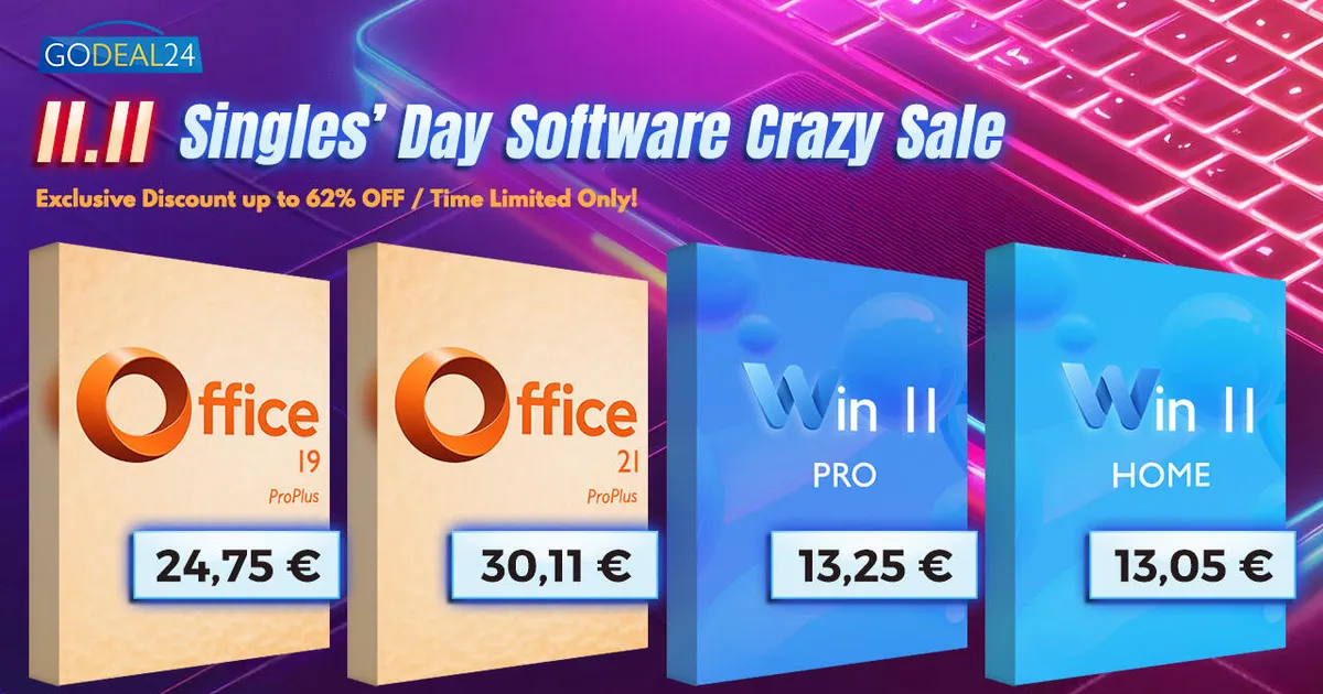 Sukeldu Godeal24 Üksikute Päeva müüki: saa MS Office 2021 eluaegne ...