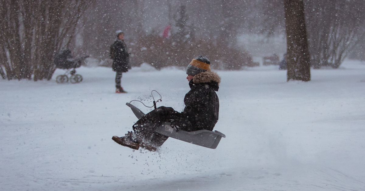 Galerii: talveilm tõi lapsed mäele