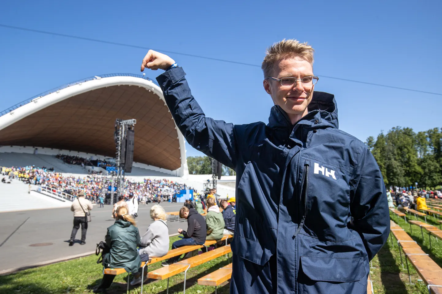 VIDEO Laulupeo kunstilise juhi assistent ja dirigent Rasmus Puur ...