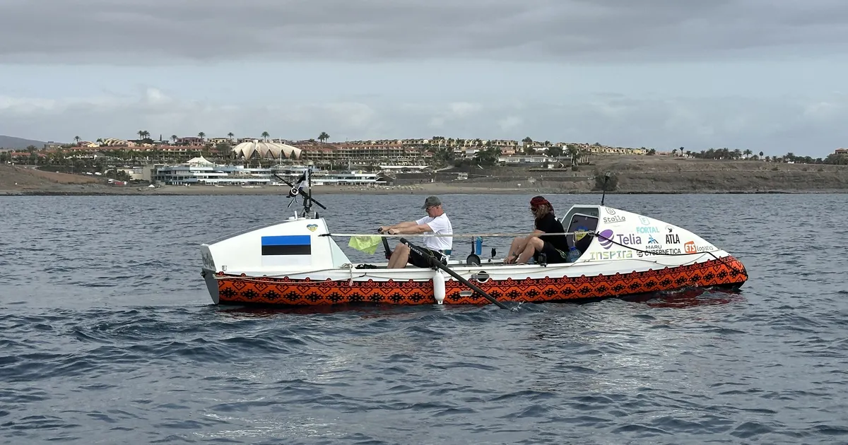 VIDEO Mart Kuuse ja Hannes Hanso aerupaat Kena Reina võttis suuna ...