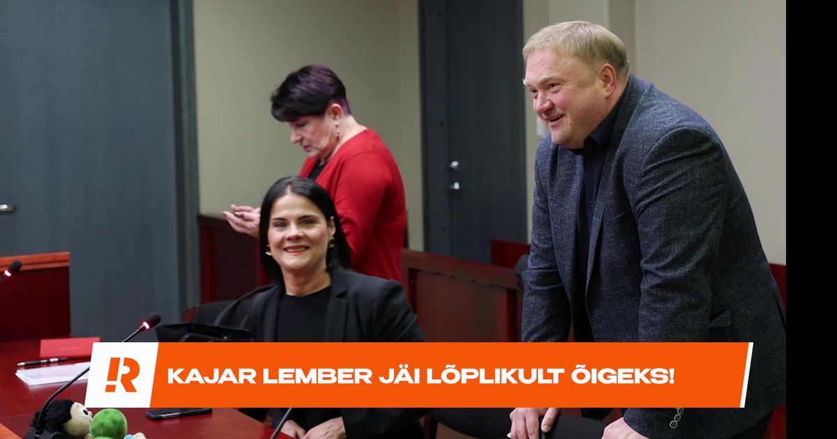 Kajar Lember mõisteti lõplikult õigeks!