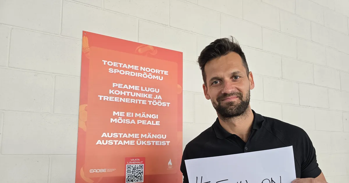 «Eestis esineb olukordi, kus lapsevanemad on spordivõistlustel üliemotsionaalsed ja pahatihti ka ...