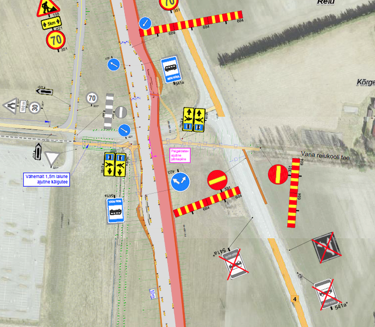 SKEEMID Pärnu–Uulu lõigul muutus kahe bussipeatuse asukoht