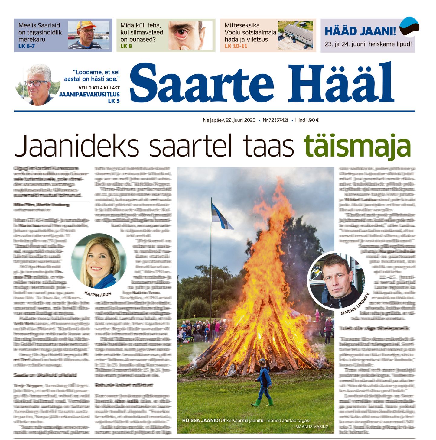 DIGILEHT Saarte Hääl 22. juuni 2023