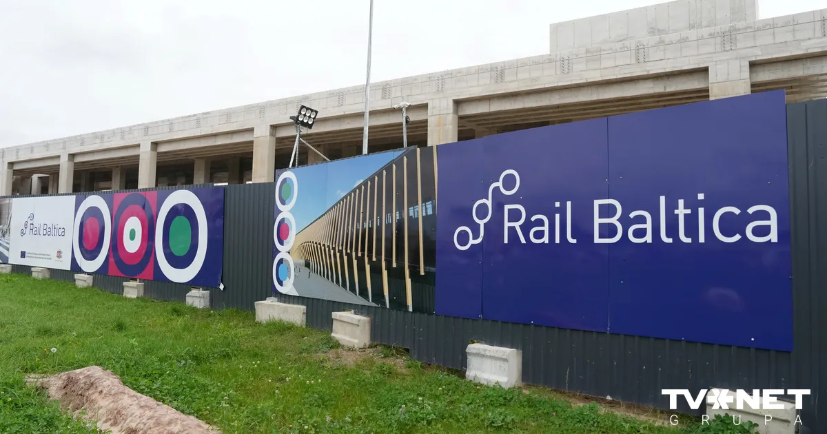 "Rail Baltica" Rīgas lidostas stacijas darbu iekonservēšana šoziem var ...