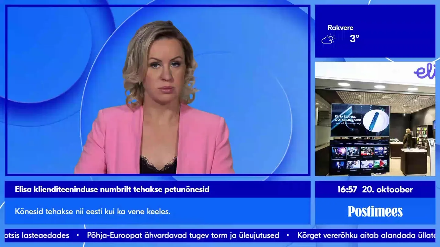 POSTIMEHE TELEUUDISED Elisa klienditeeninduse numbrilt tehakse petukõnesid