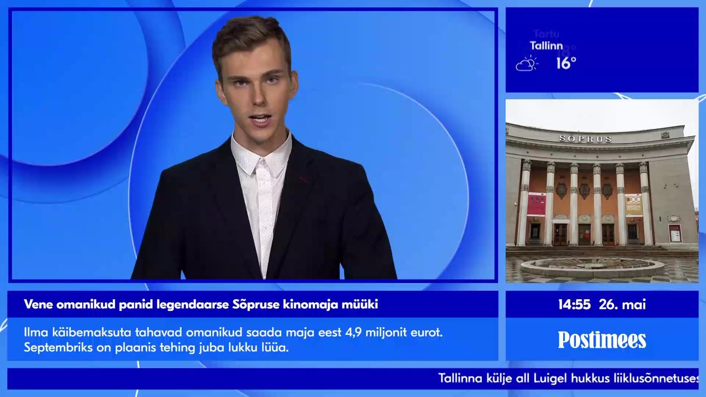 POSTIMEHE TELEUUDISED Vene omanikud panid legendaarse Sõpruse kinomaja ...