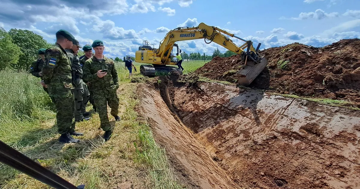 Estonia Begins Construction of Anti-Tank Trenches Along Eastern Border ...
