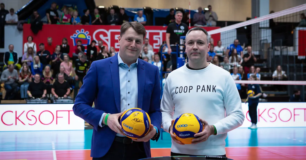 Coop Pank hakkas võrkpalli rahvuskoondiste suurtoetajaks