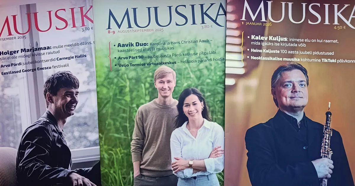 Ajakiri Muusika kuulutas välja tänavused autoripreemia laureaadid