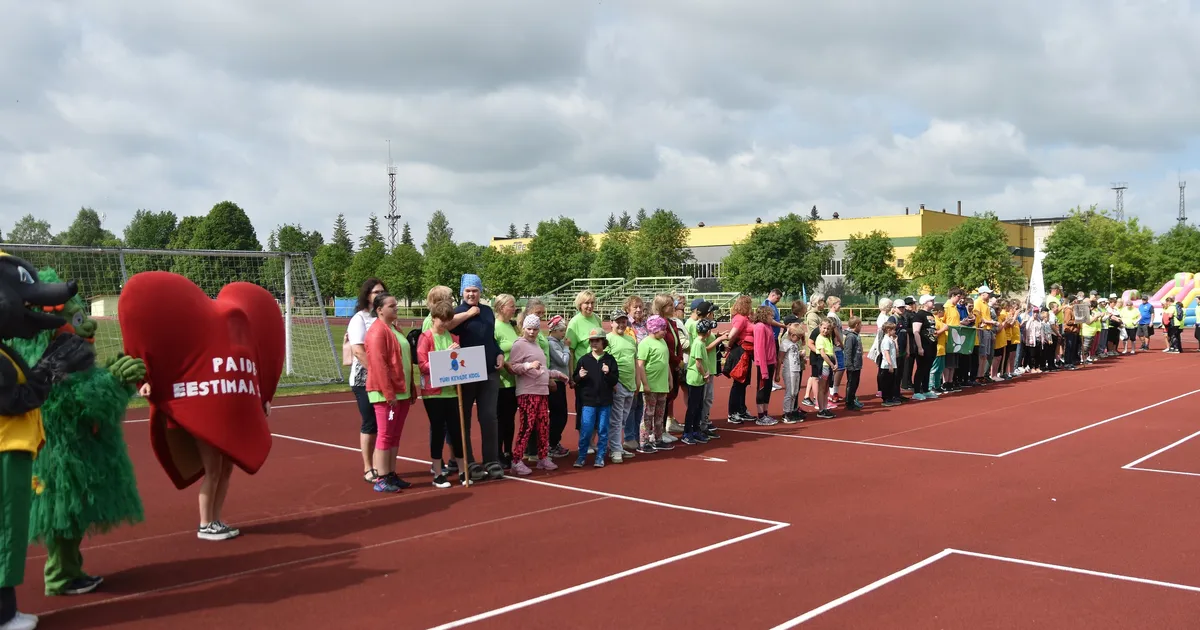 Kevade kool kutsus sõbrad ühisele spordipäevale