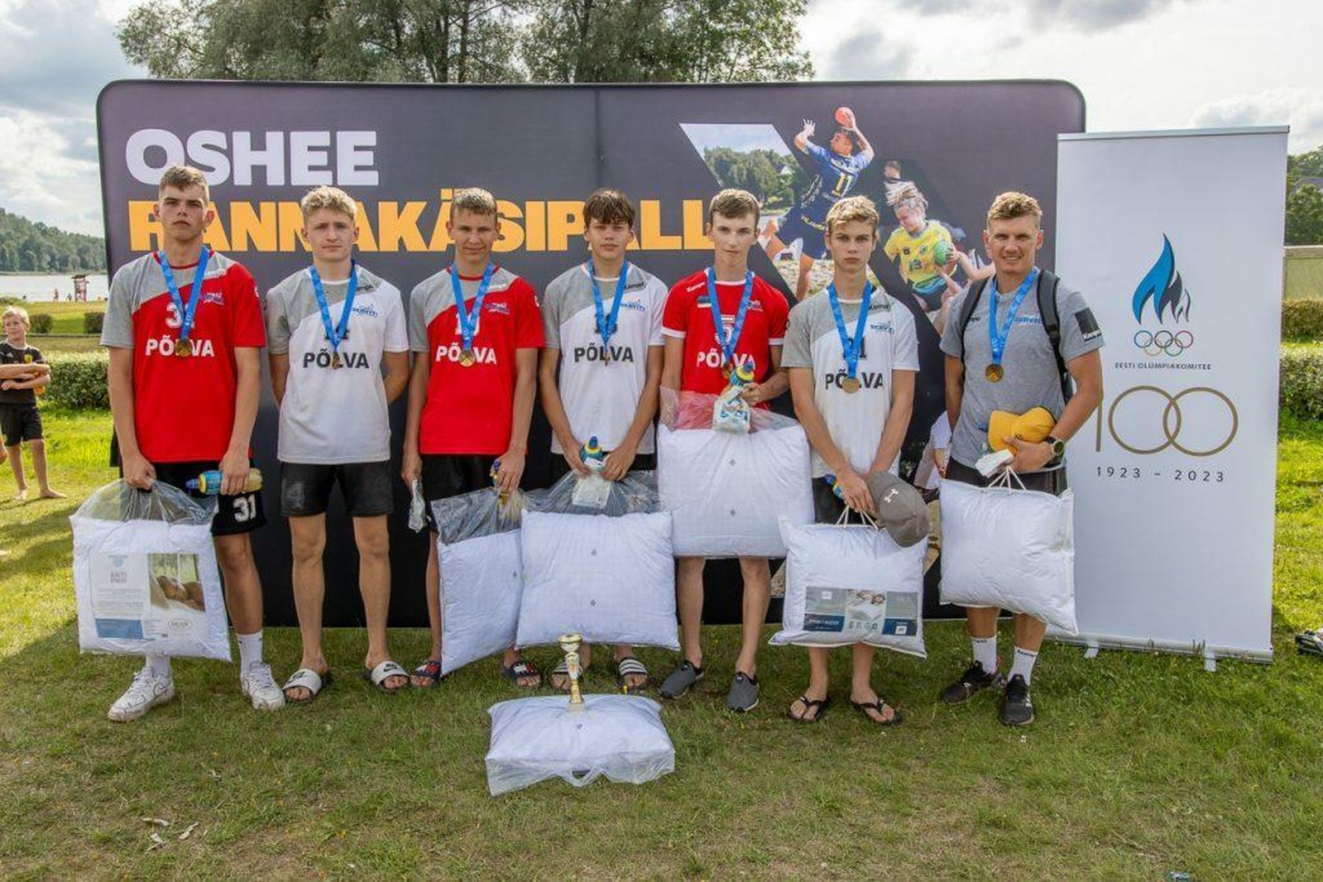 Põlva käsipallurid tegid rannas tugevad partiid
