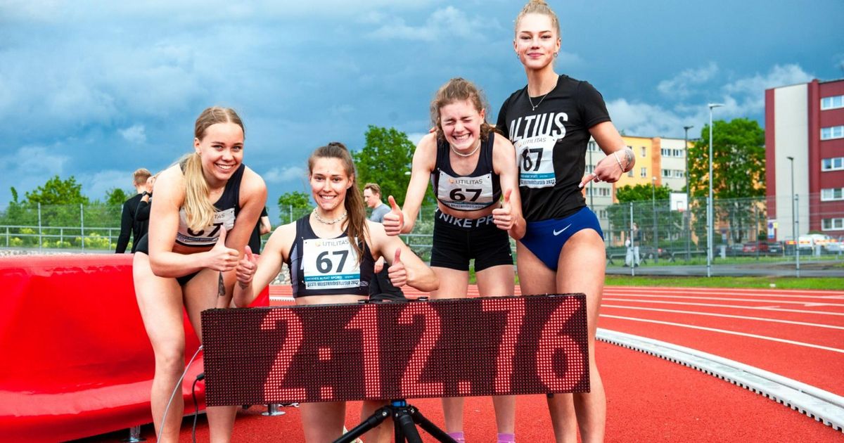 Kergejõustiklased naasid Eesti meistrivõistlustelt medalite ja rekorditega