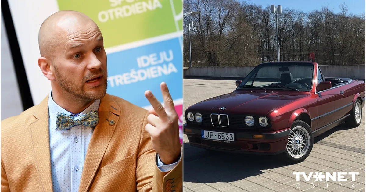 Lauris Dzelzītis nolēmis pārdot savu slaveno kabrioletu