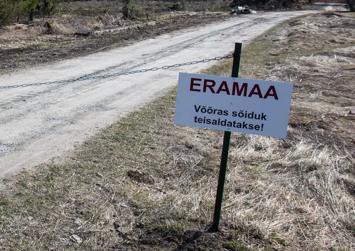 JUHTKIRI Mitte meie külatee, vaid minu maa!
