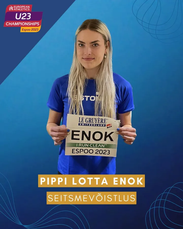 Kolm isiklikku rekordit teinud Pippi Lotta Enok tõusis avapäeva lõpuks ...