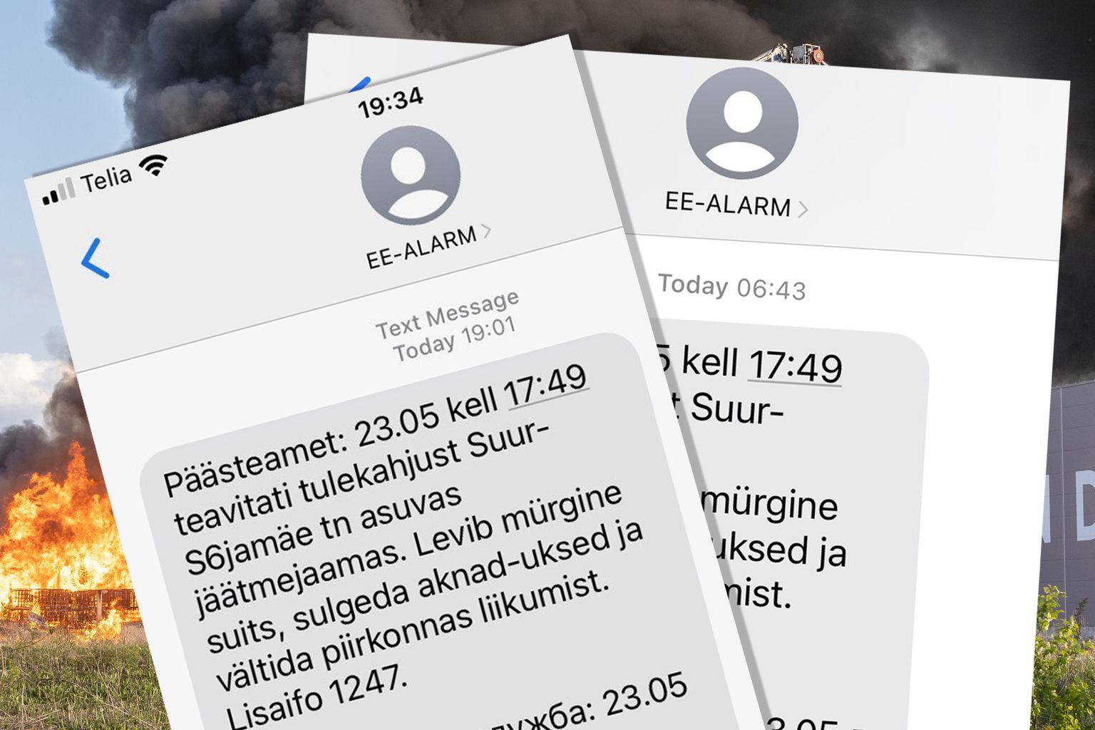 Eilsel suurpõlengul kasutatud uus ohuteavitussüsteem päris veatult ei ...