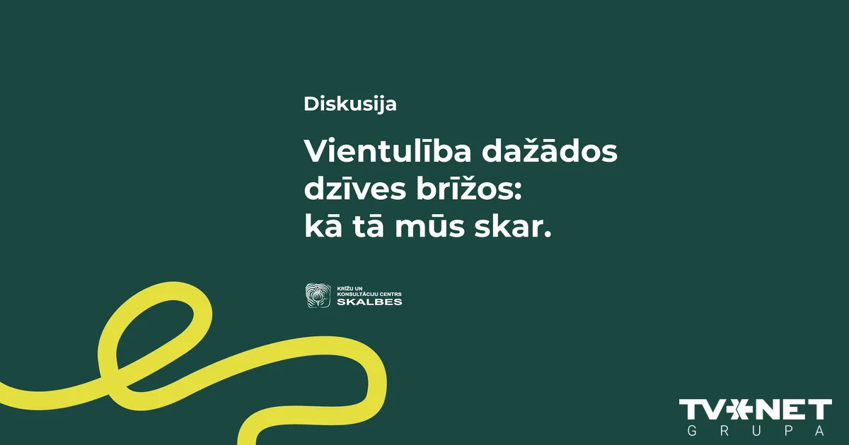 DISKUSIJA 10. OKTOBRĪ Diskusija "Vientulība dažādos dzīves brīžos: kā ...
