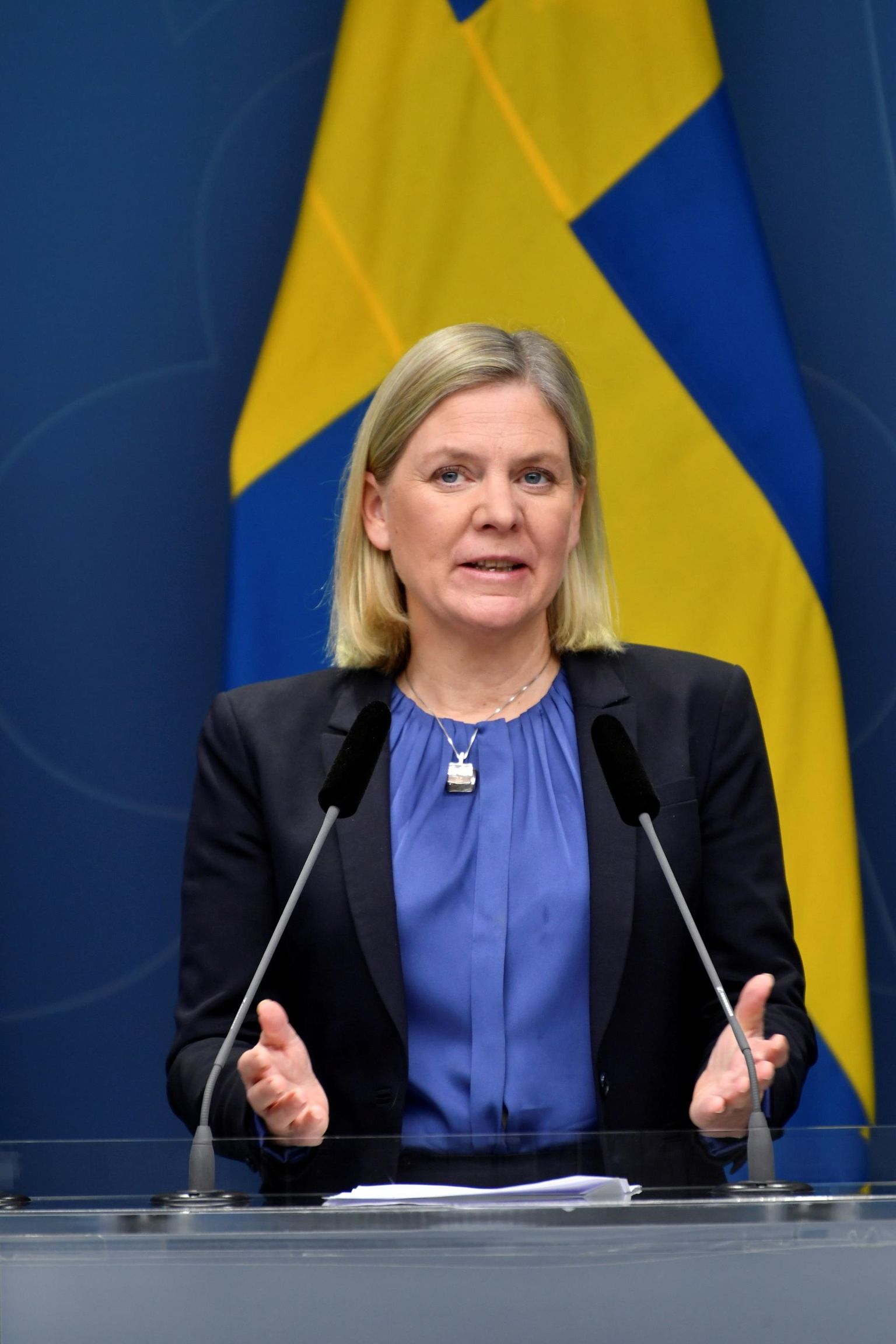 Parlament hääletas Anderssoni Rootsi esimeseks naispeaministriks