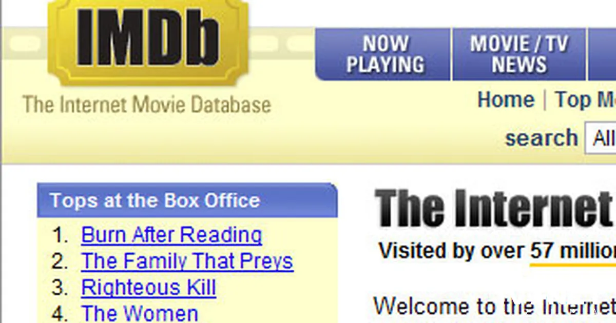 "IMDb.com" ļaus bez maksas skatīties filmas un seriālus