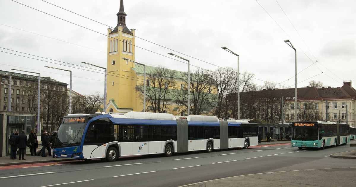 Tallinn testing extra-long trolleybus for a month