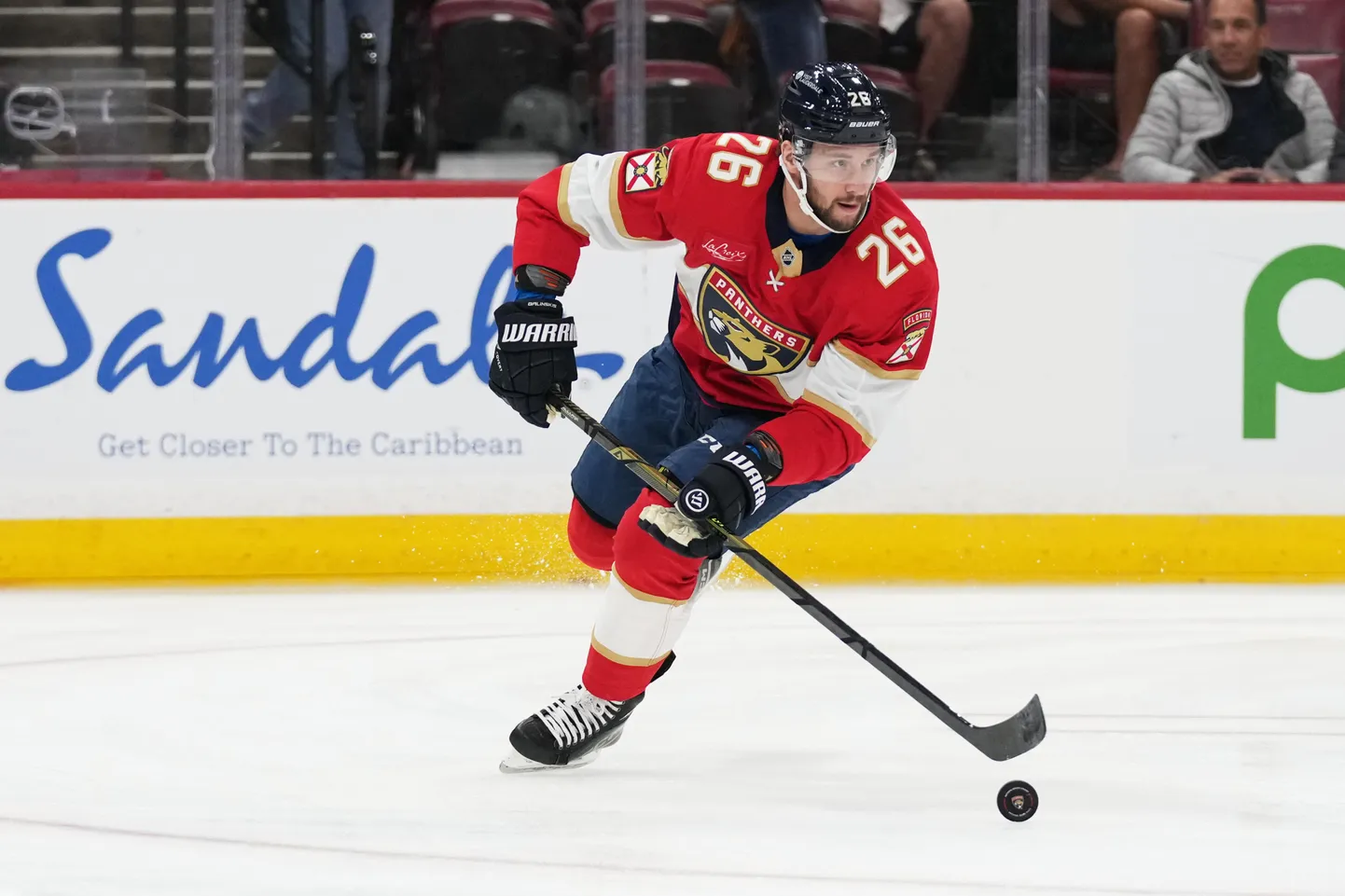 VIDEO Balinskis gūst savus pirmos vārtus NHL sezonā, sagādājot uzvaru ...