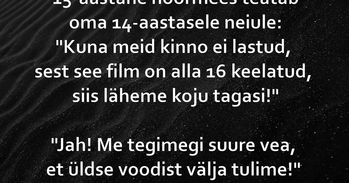 Alla 16 keelatud